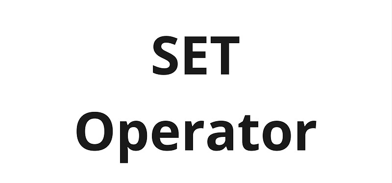 [DB] SET Operator