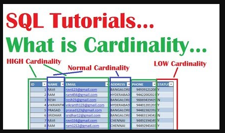 카디널리티(Cardinality)와 선택도(Selectivity)에 대한 이해