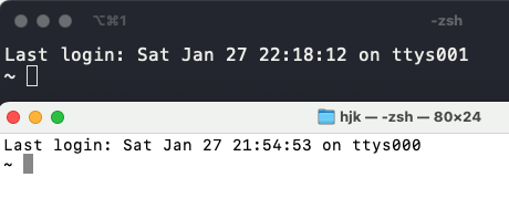 [Terminal] 'Last login: 날짜 시간 on ttys000' 안 보이게 설정하는 법 :: BO의 개발로그