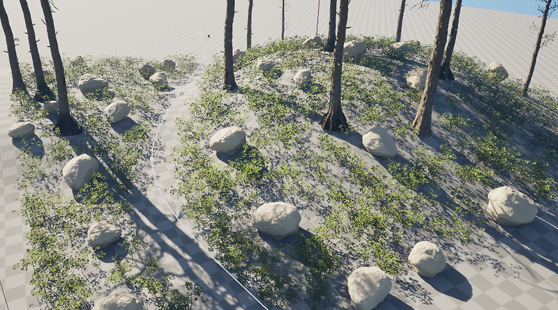 Unreal Engine PCG Detail (4) - Spline