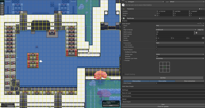 Pathfinding in 2D > Pathfinding on tilemaps :: 지혜공방(Wisdom Atelier)