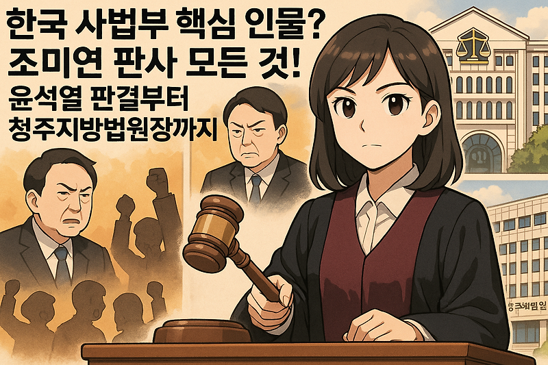 윤석열 직무 복귀 판사? 조미연 판사 '탈탈' 분석! 프로필부터 과거 논란, 현재 활동까지!