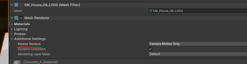 [Unity] Motion Vector