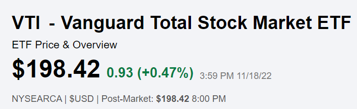 VTI ETF에 대해 알아보자~