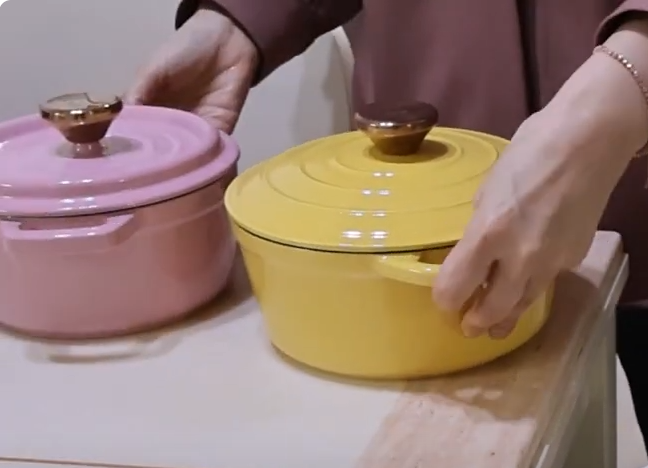 라르떼 IH 펄(Pearl) 무쇠주물냄비 20cm,18cm