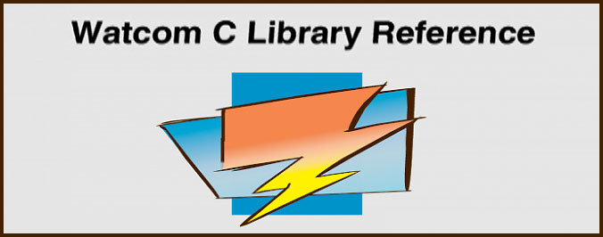 전화카드한장 :: Watcom C Library Reference : bdos, _beginthread, bessel ...