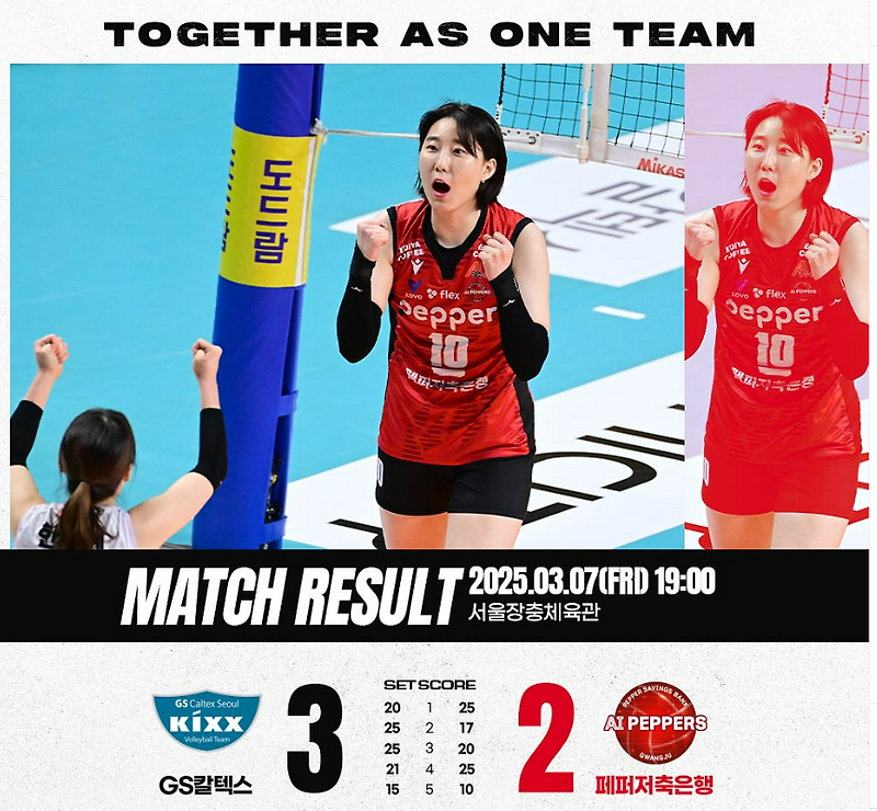 세터진 개편 필요성 - KOVO 2024-25 시즌 33차전 페퍼저축은행 2:3 패배