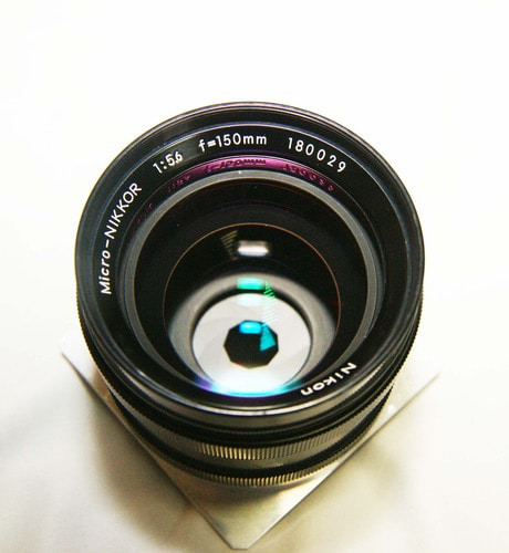 Nikon Micro-Nikkor 150mm f/5.6 barrel Lens.