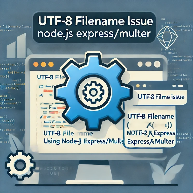 node.js express/multer 사용시 UTF-8 filename 미지원 이슈 해결 과정