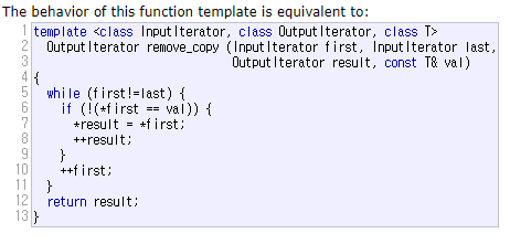 [C++ STL] 특정 값 제외 컨테이너 복사 std::remove_copy() 함수
