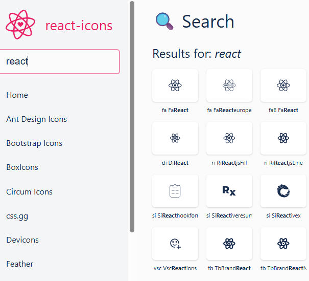 [React Icons] React 아이콘 라이브러리 사용 및 v5.5.0, TypeScript 문제 해결