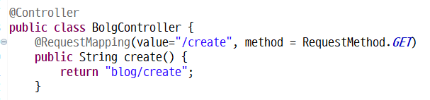 스프링 mvc - 블로그 만들기/controller/view