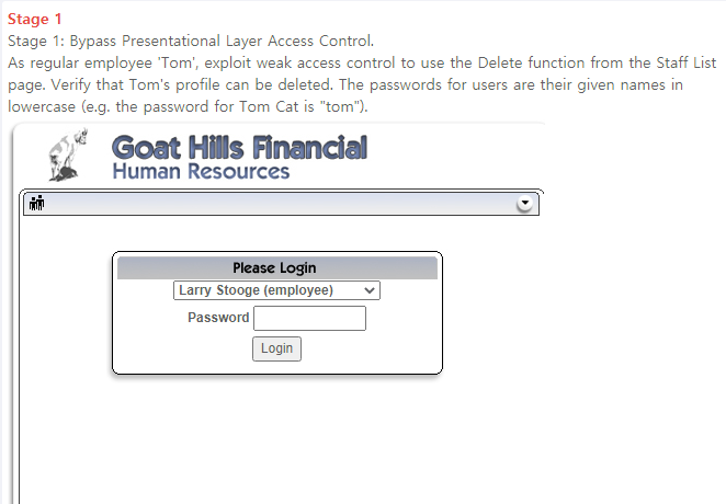 WebGoat [Bypass Business Layer Access Control ], [Add Business Layer Access Control]