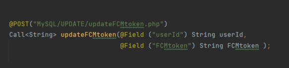 [ Android studio ] Retrofit 에러 @Field parameters can only be used with form encoding.