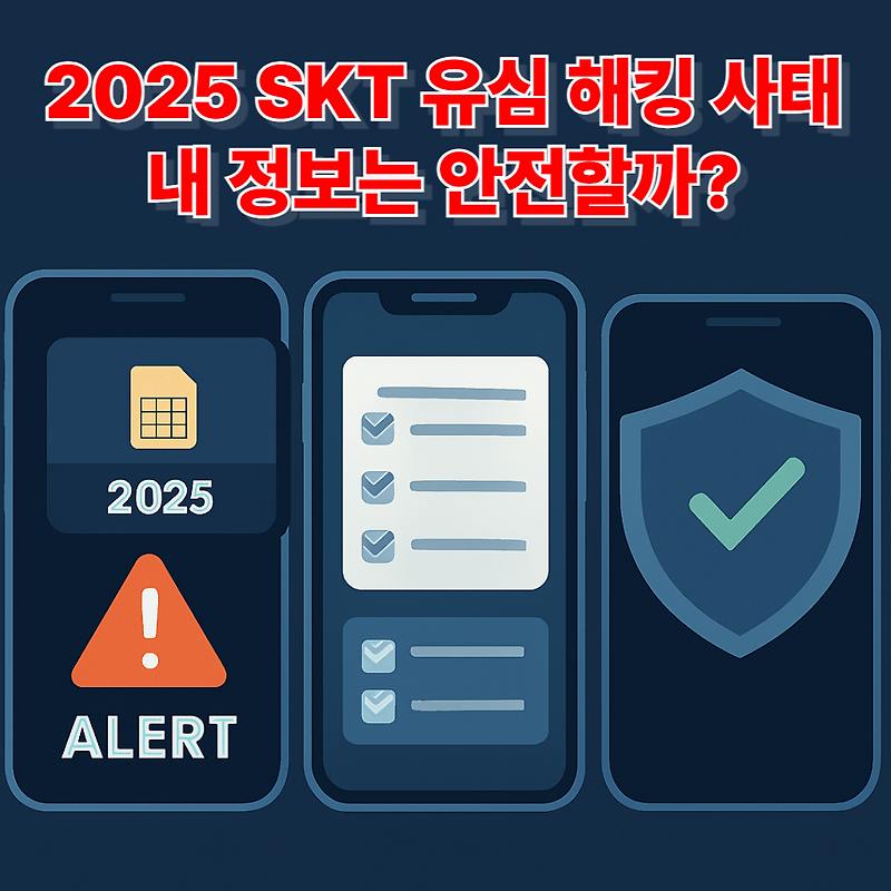 2025 SKT 유심 정보 유출, 피해자는 어떻게 대응해야 하나?