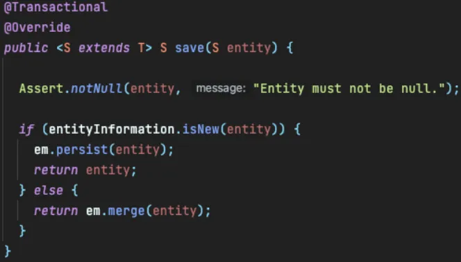 save, saveAll, bulk insert