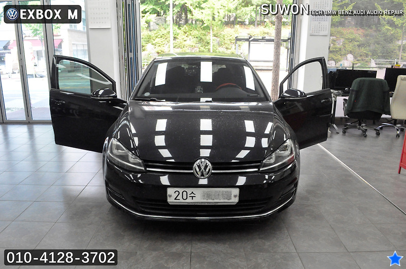 폭스바겐 골프 GOLF 7세대 EXBOX M NDB-110 NAVI.DMB.PHONE 현재사용불가 화면 깜박임 메인보드 수리 ...