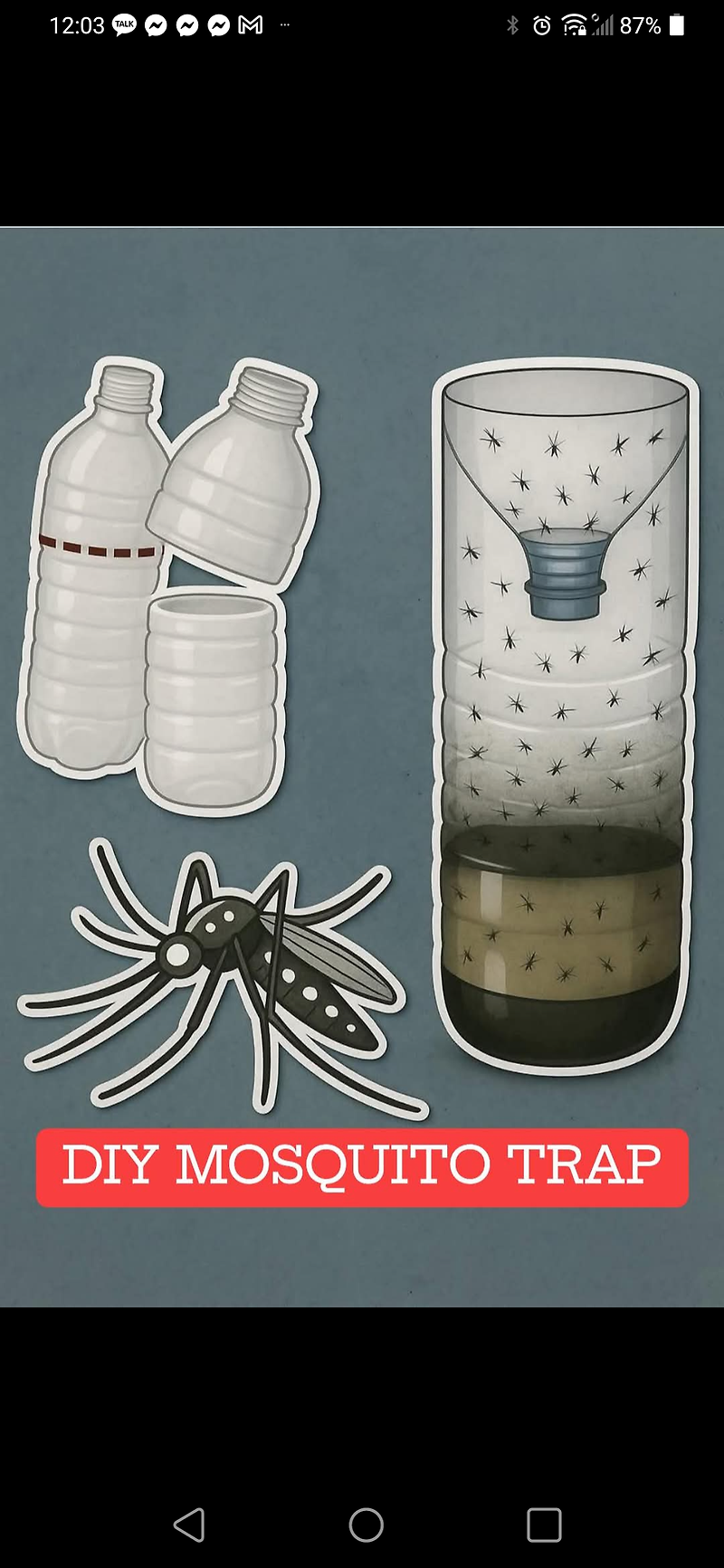 모기함정 제작법. mos trap DIY