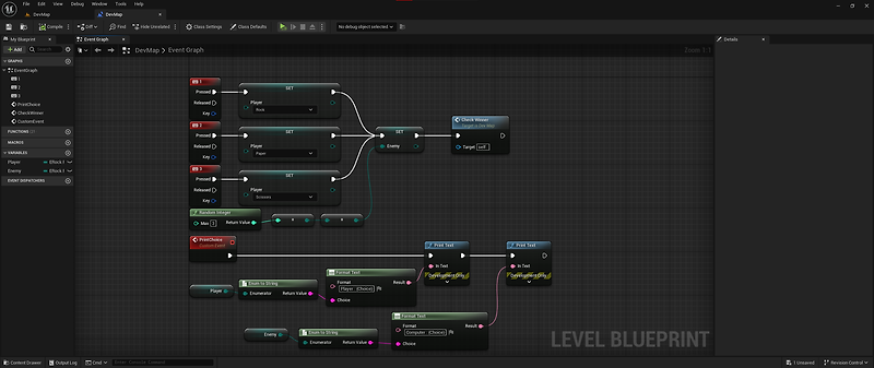 [UE5] 연습 문제 : 가위-바위-보