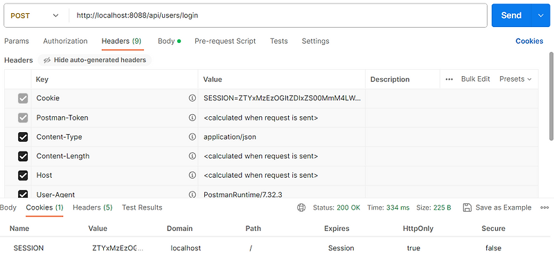 Spring Security Session 과 RestAPI
