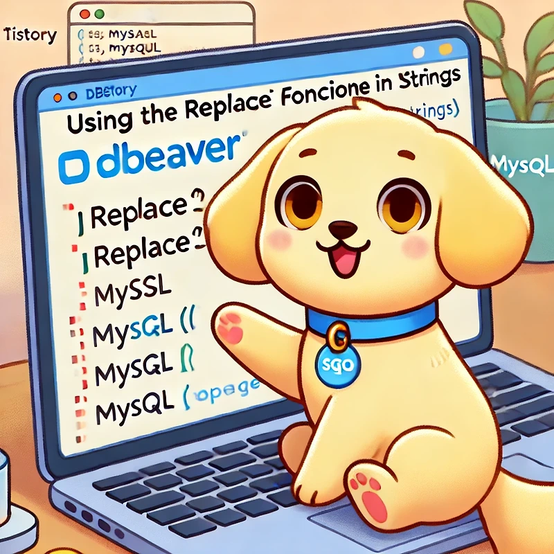 [DBeaver-MySQL] : 문자열 변경하는 replace() 함수