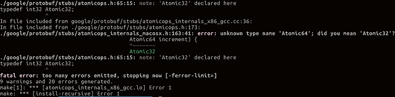 protobuf 2.5.0 버전 환경구성