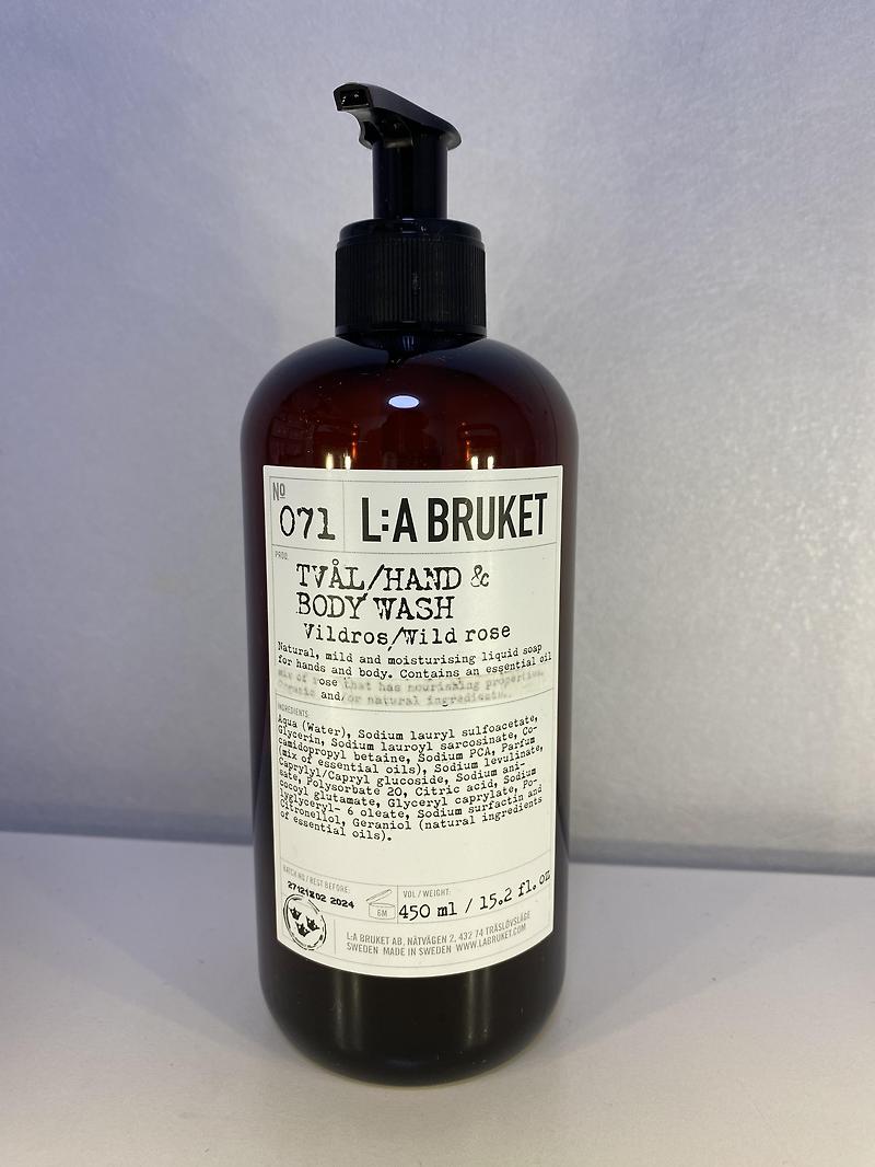 뷰티 라부르켓 L A Bruket 핸드 And 바디워시 와일드 로즈 450ml