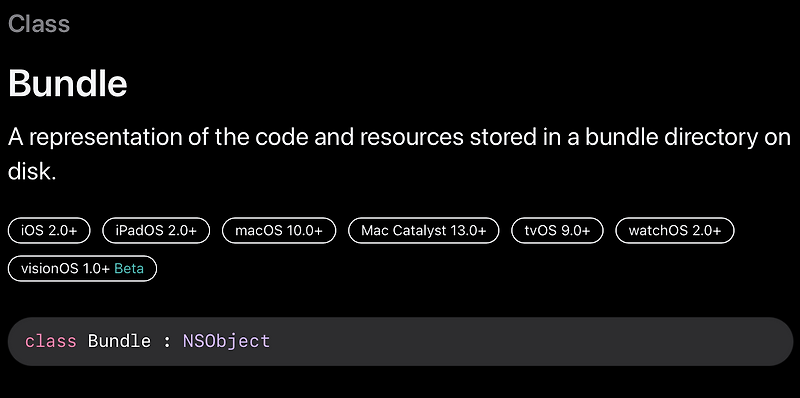 Bundle — iOS - Apple Document