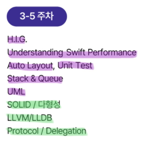[SeSAC] iOS 앱개발 부트캠프 WEEK 5-7 회고