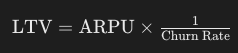 LTV, Churn