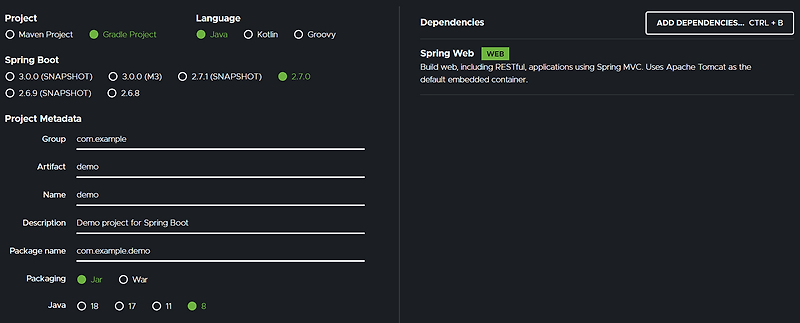 Springboot에서 Spring MVC를 활용한 웹 컨텐츠 만들기