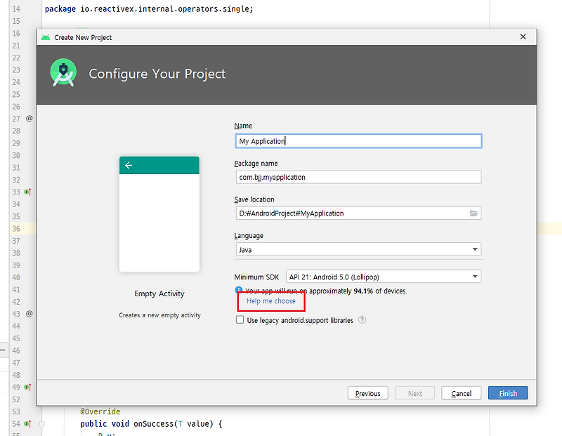 [Android Studio] sdk 버전 별 점유율 확인
