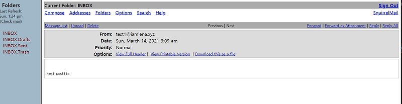 [linux] mail server setup(sendmail,dovecot,squirrelmail)