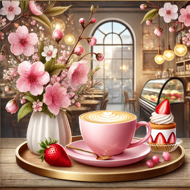 봄을 담은 한 잔”… 카페업계, 봄 맞이 신메뉴 출시