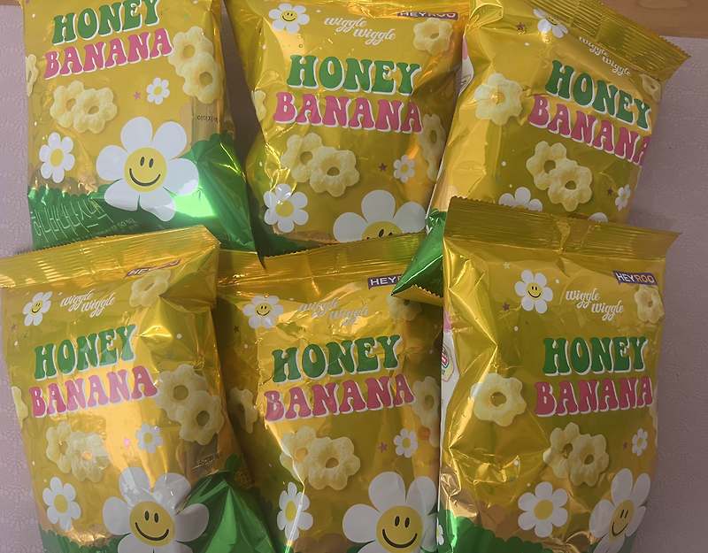 편의점 간식) 씨유 헤이루 허니 바나나 과자 / CU heyroo PB상품 허니 바나나 스낵