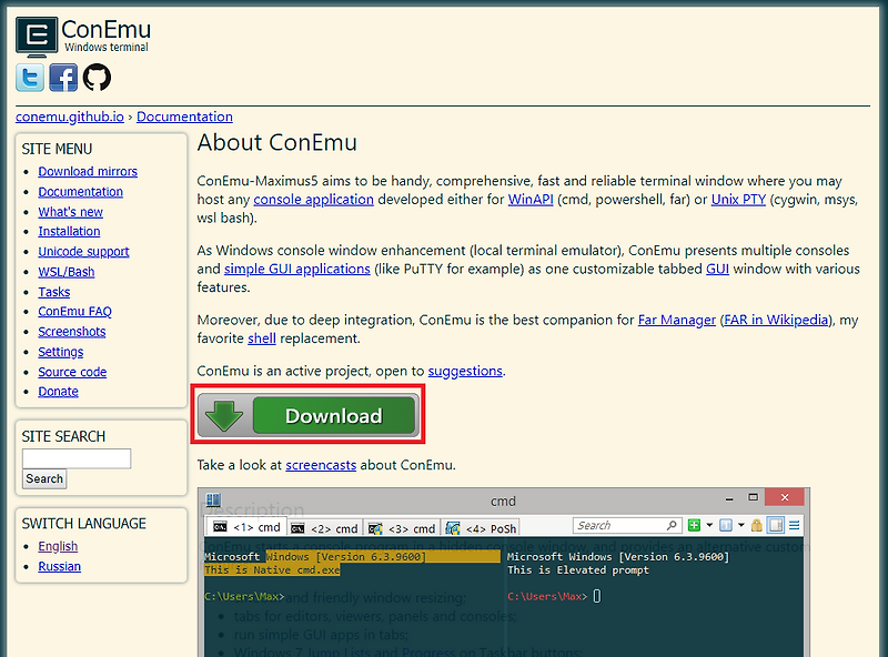 [ConEmu] ConEmu 설치하기