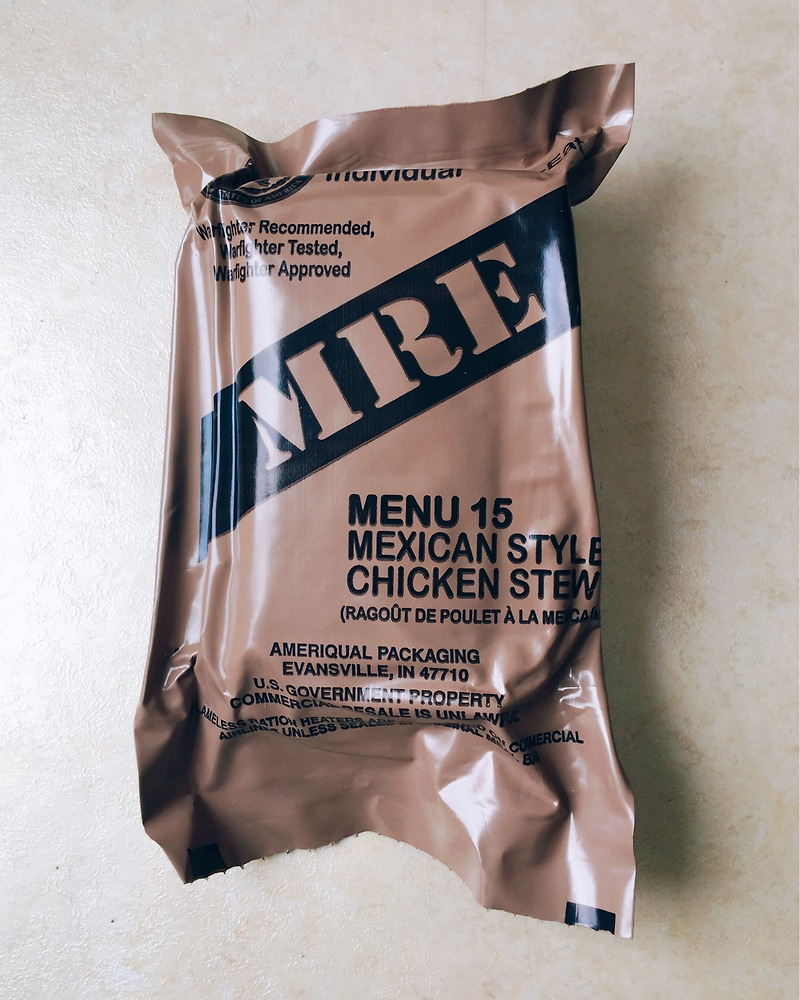 MRE MENU 15 MEXICAN STYLE CHICKEN STEW