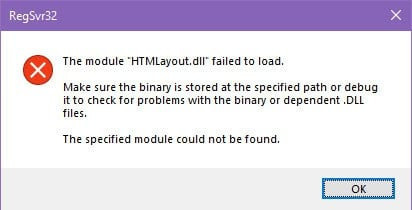 윈도우 HTMLayout.dll 로드할 수 없음 해결하는 방법]