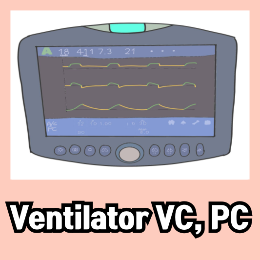 Ventilator volume control ventilation pressure control ventilation 알아보기