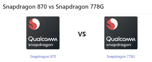 스냅드래곤 778g, 870 vs 엑시노스 1280, 1080 성능 비교