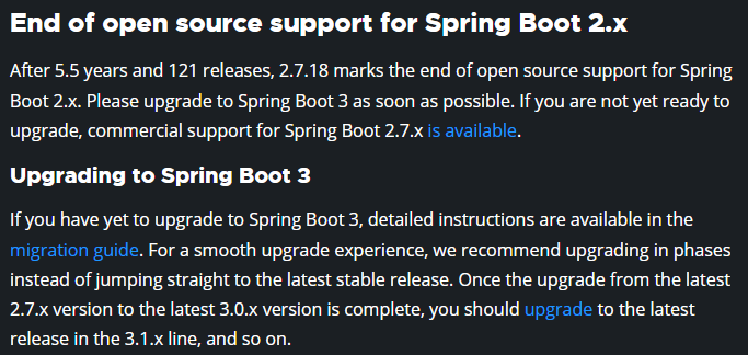 Springboot 3 Migration (from 2.6) — yeny_lab