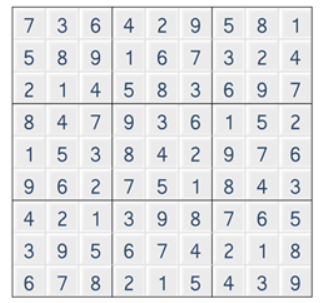 [SWEA] 1974. 스도쿠 검증 (java)