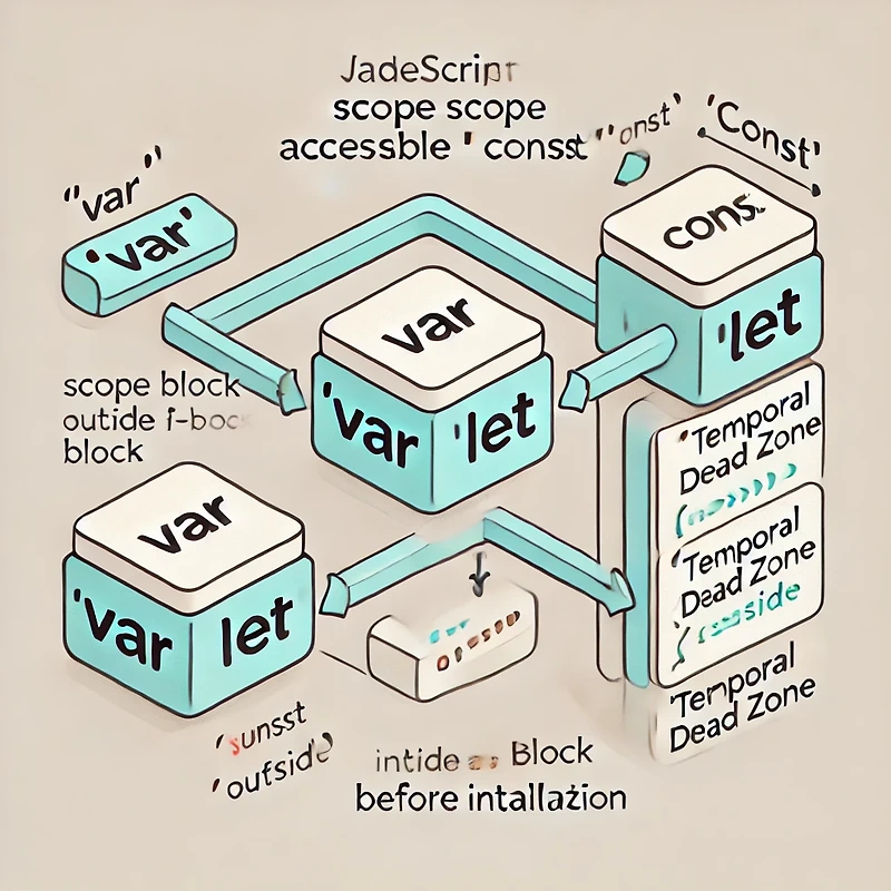 [ JavaScript ] Var, Let, Const 변수의 호이스팅과 TDZ(Temporal Dead Zone)