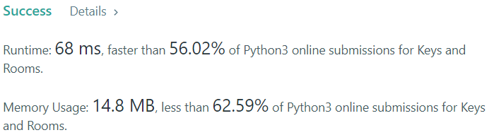 [Python] LeetCode - 841. Keys and Rooms — 혼자공부끄적끄적