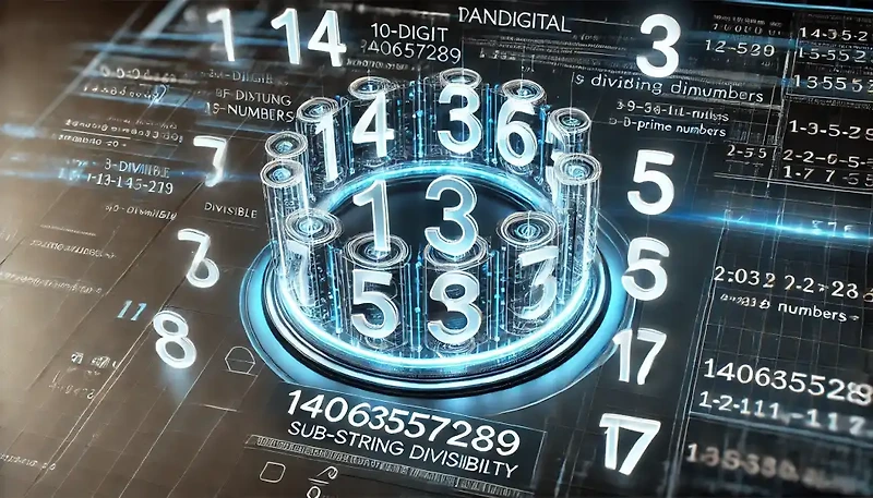 [C/C++] 프로젝트 오일러 #43 : 부분 문자열 나누어 떨어지기