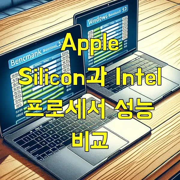 Apple Silicon과 Intel 프로세서 성능 비교