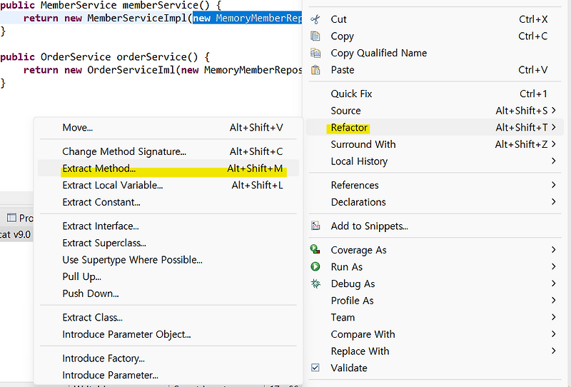 Spring | 관심사의 분리 (AppConfig)와 의존성 주입 , AppConfig 리팩터링 :: 혼자 깨닫기 위함