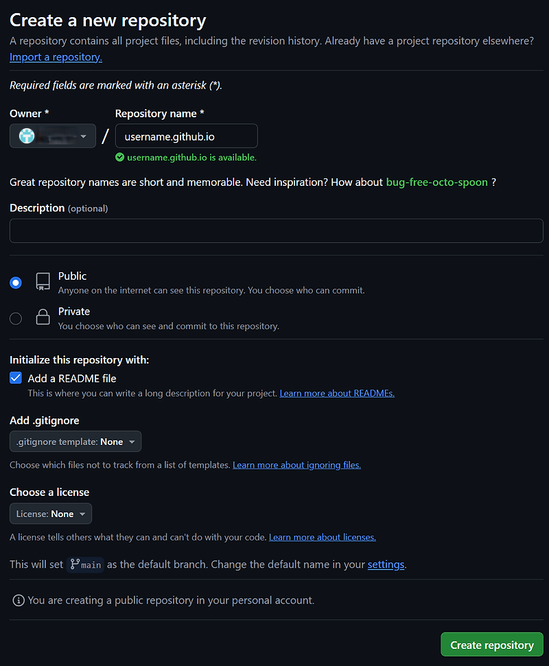 nextjs, react 기반 github pages 만들기