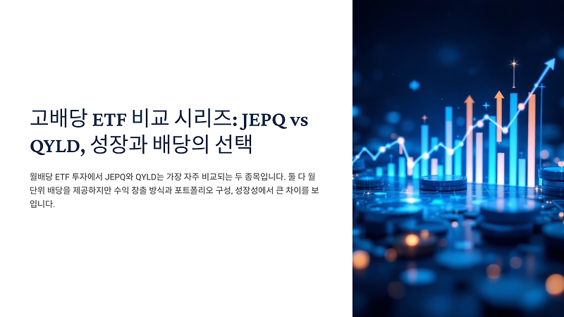 《고배당 ETF 비교 시리즈》2화: JEPQ vs QYLD, 성장과 배당의 선택
