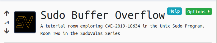 jako's IT log :: [Try Hack Me] Sudo Buffer Overflow